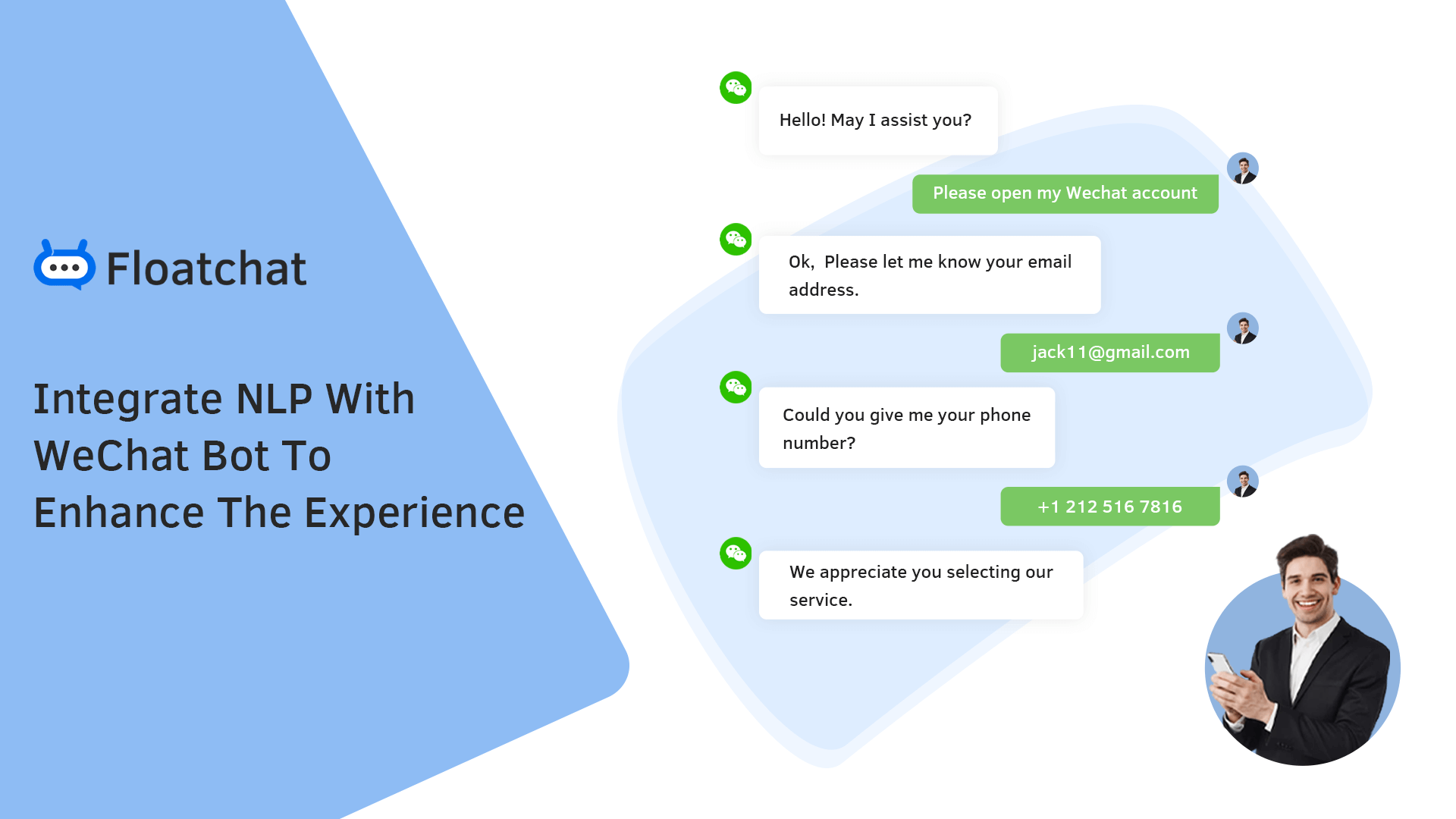 Integrate NLP With WeChat Bot To Enhance User Experience